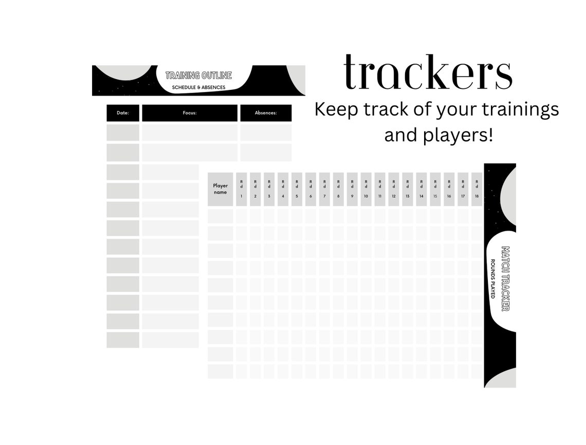 NETBALL COACHING PACK (black & White) - Downloadable A4 Template - Etsy ...