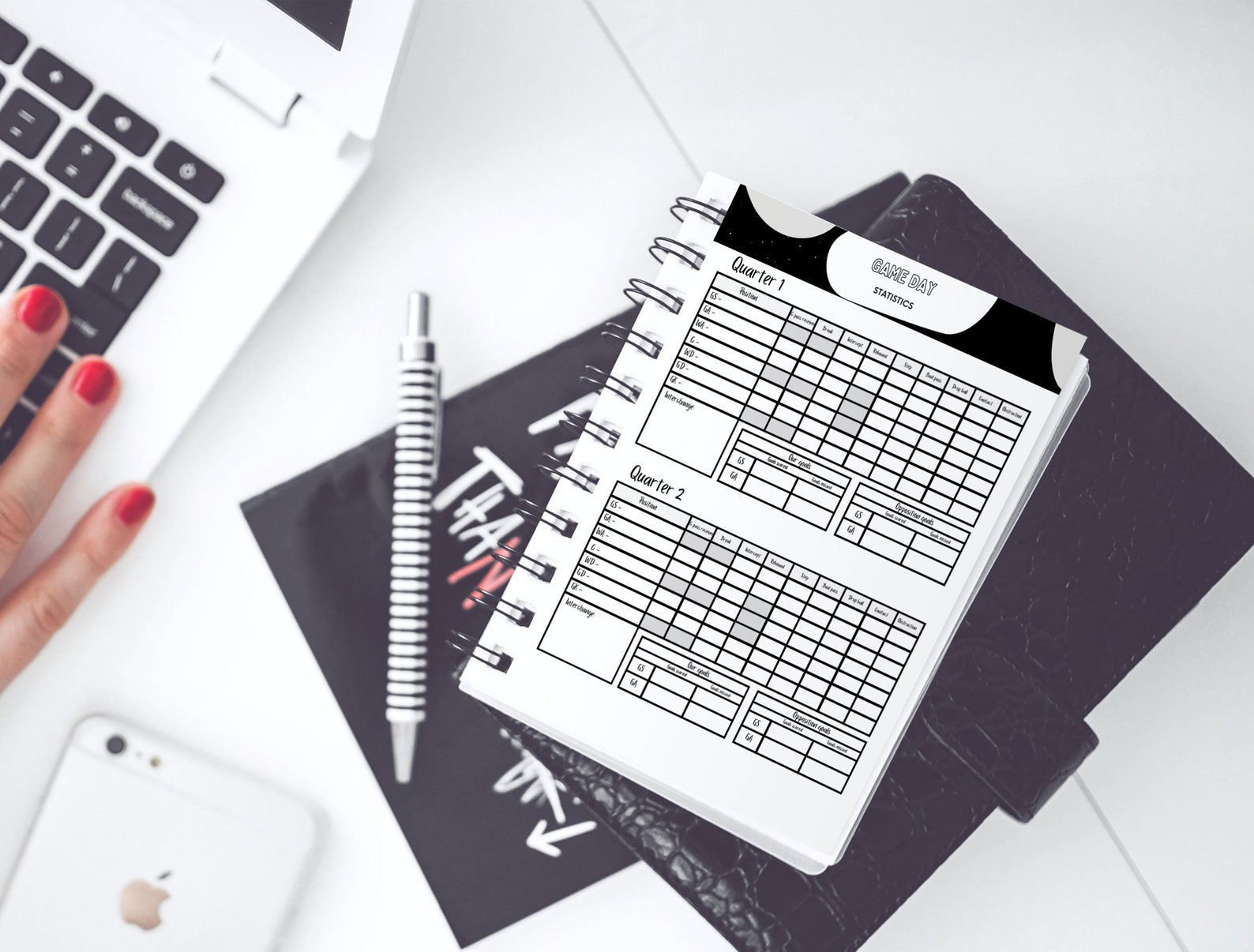 NETBALL COACHING PACK (black & White) - Downloadable A4 Template - Etsy ...