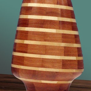 Segmented Vase With 15 Degree Sloping Layers - Etsy