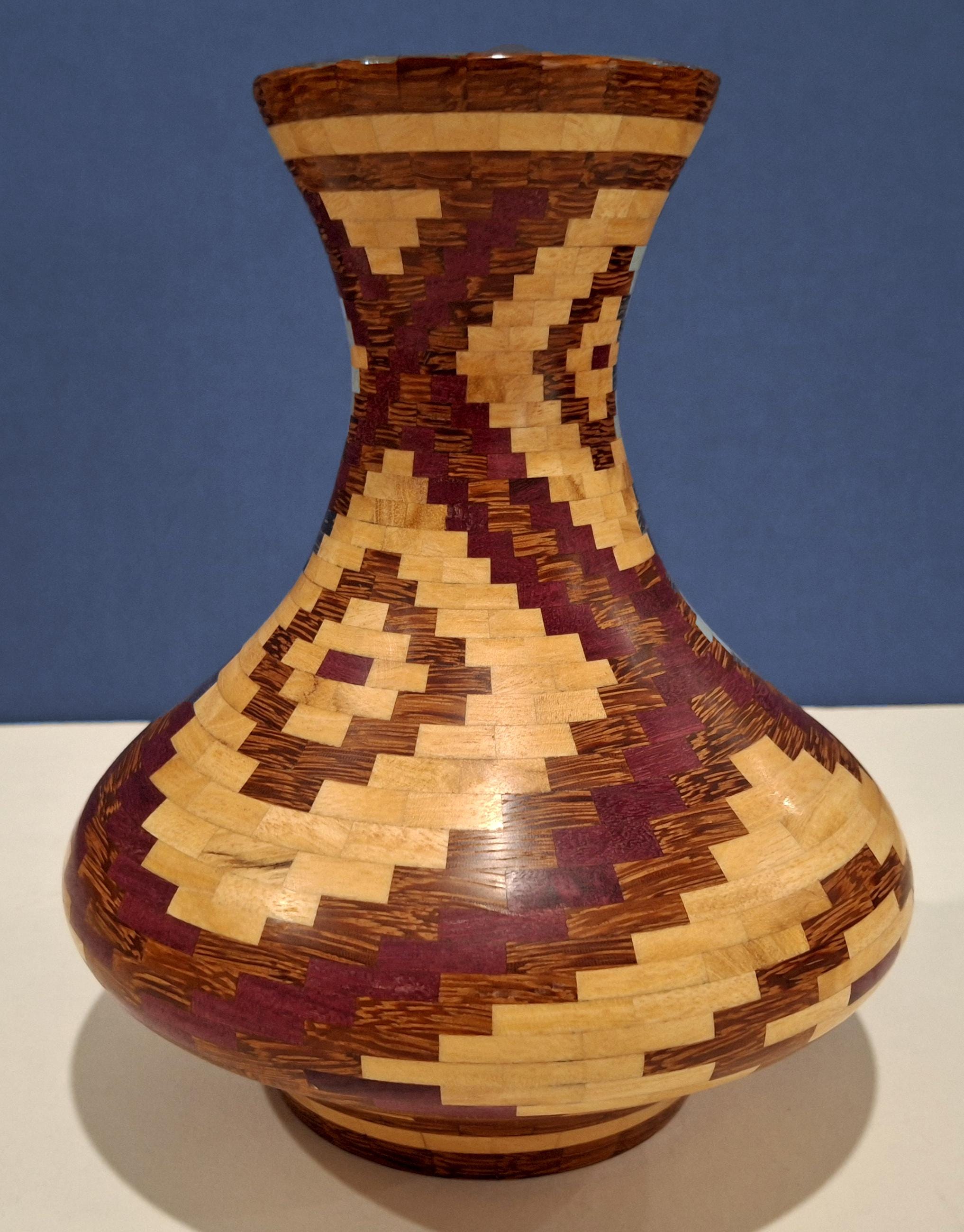 Unique Segmented Vase From 3 Timbers - Etsy