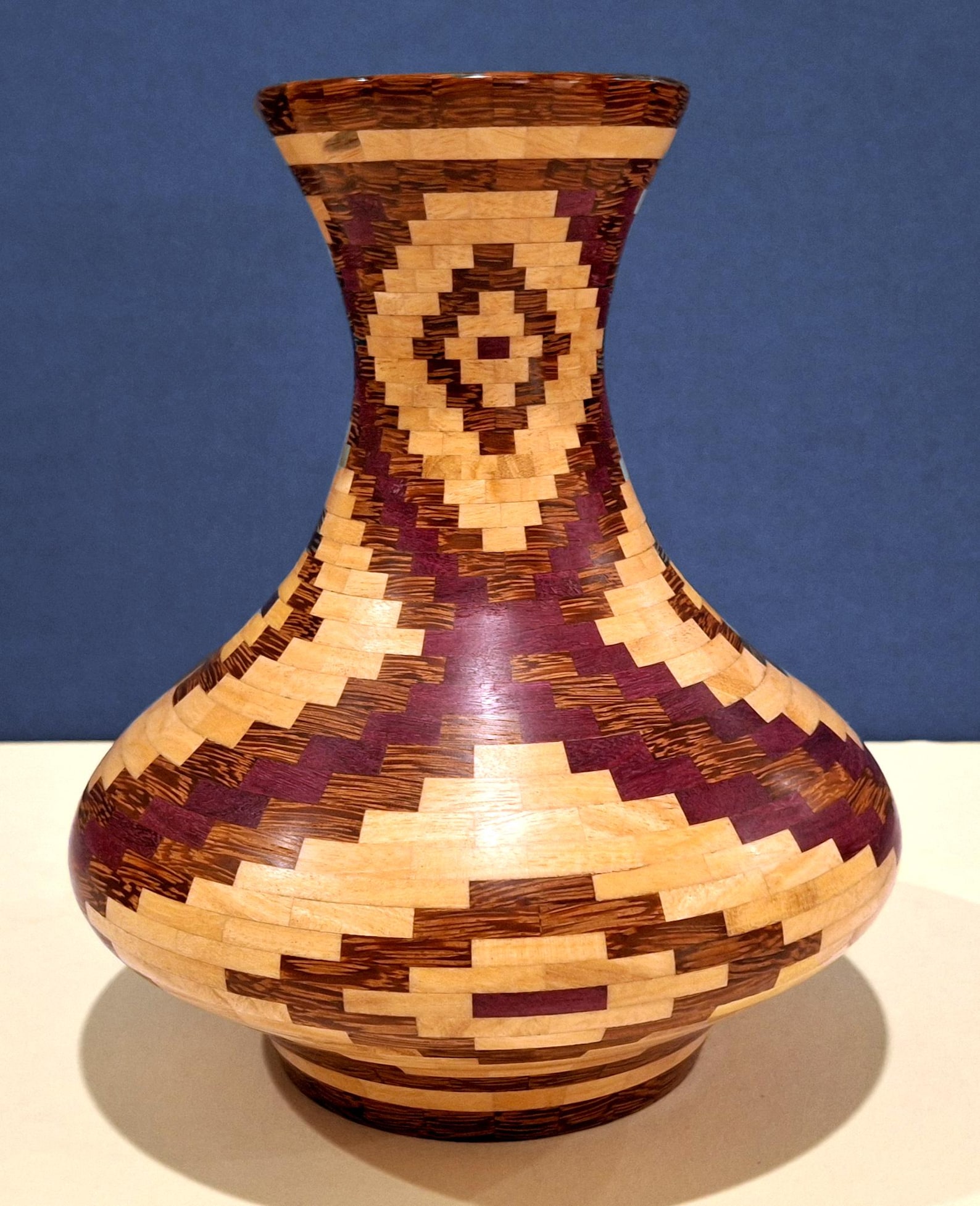 Unique Segmented Vase From 3 Timbers - Etsy