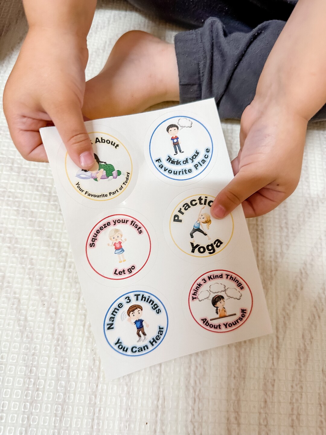 Calm Stickers for Kids | Skills Based Emotional Regulation Resource ...