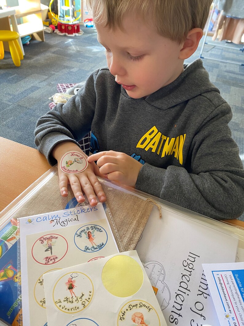 Calm Stickers for Kids | Skills Based Emotional Regulation Resource ...