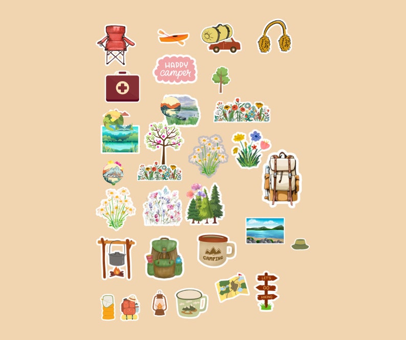 200 Digital Sticker Set Bundle - Etsy