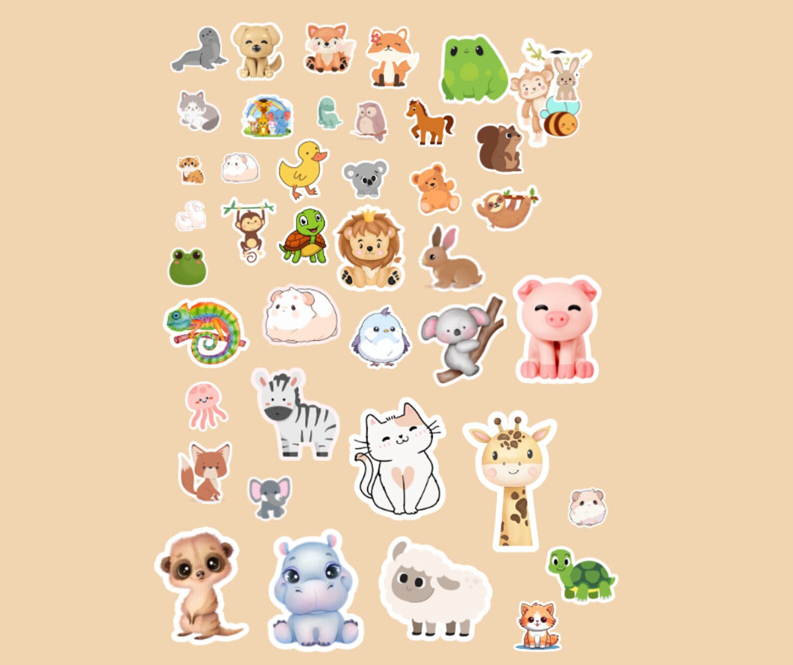 200 Digital Sticker Set Bundle - Etsy