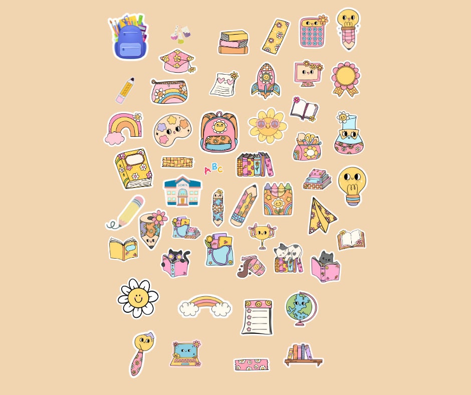 200 Digital Sticker Set Bundle - Etsy