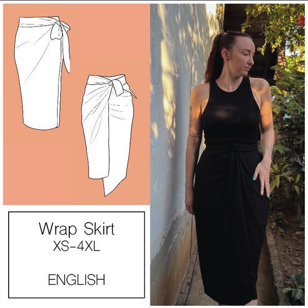 Sarong Sewing Pattern - Etsy