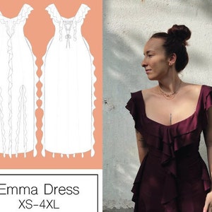 Zoe Top PDF Sewing Pattern - Etsy