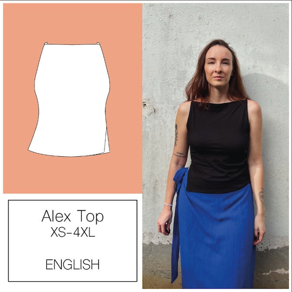 Zoe Top PDF Sewing Pattern - Etsy