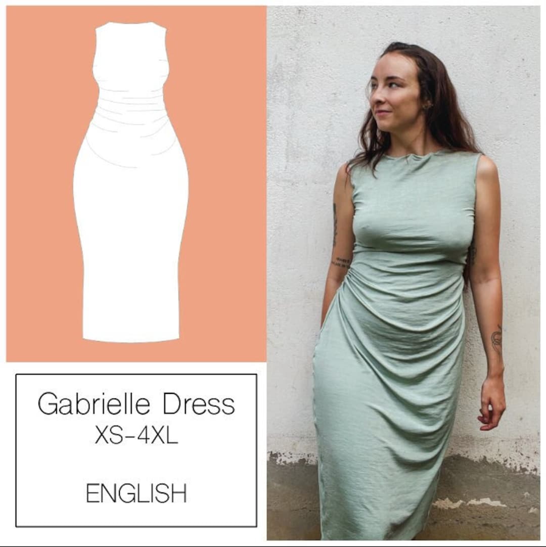 Gabrielle Dress PDF Sewing Pattern - Etsy