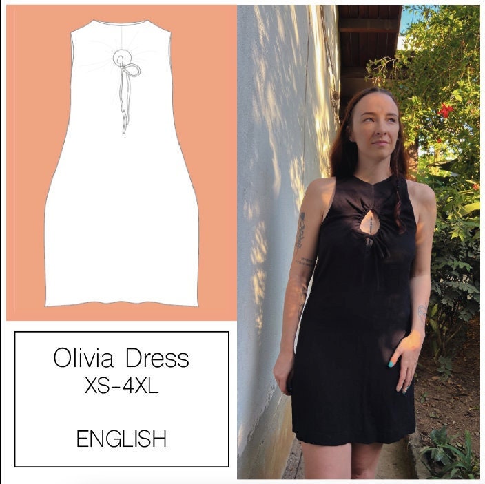 Olivia Dress PDF Sewing Pattern - Etsy