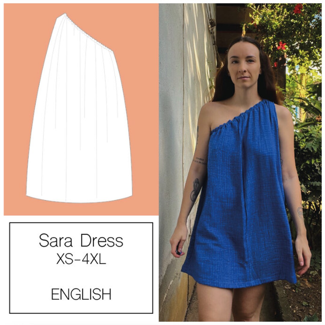 Sara Dress PDF Sewing Pattern - Etsy