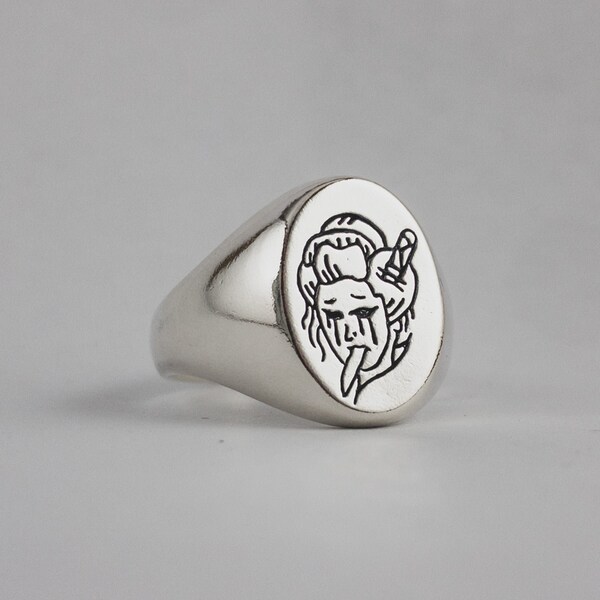 Japanese Signet Ring - Etsy