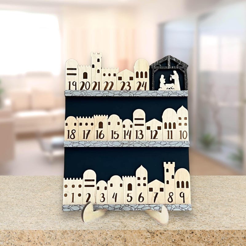 Christian Advent Calendar - Etsy