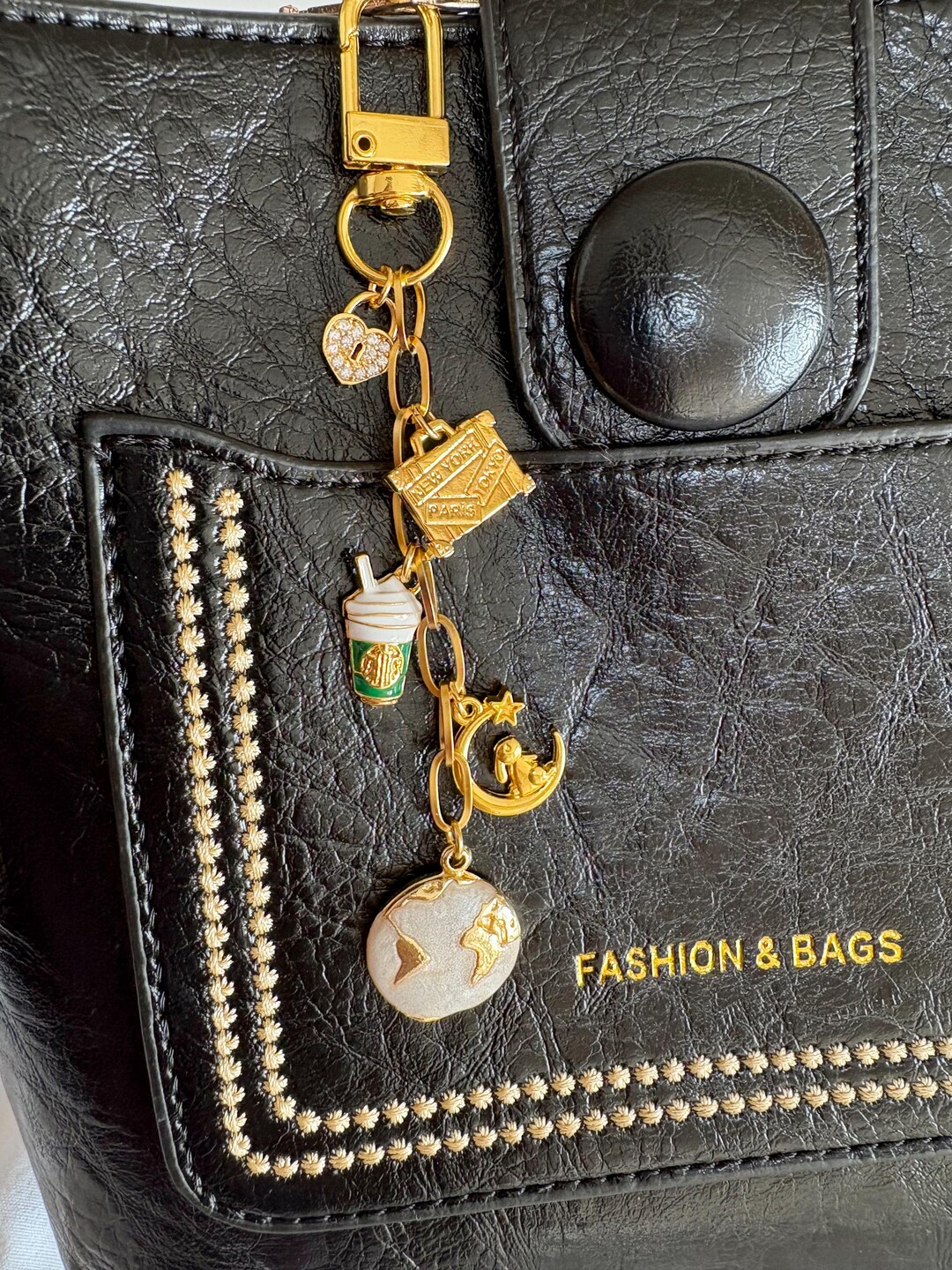 Make Your Own Keychain/custom Bag Charm/keychain Charm/purse Accessory ...