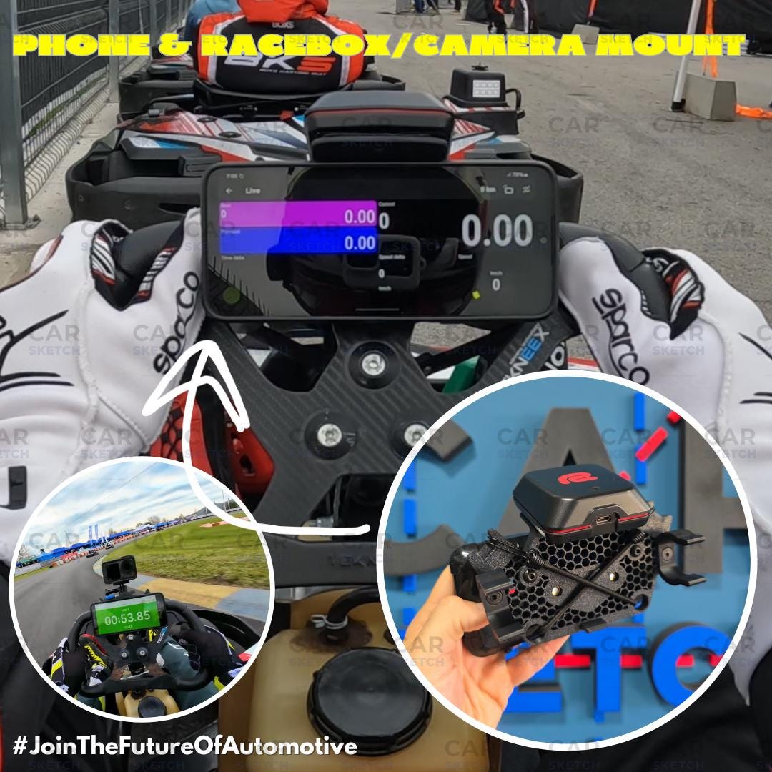 Karting Phone Mount – Camera & Racebox Compatible (official Racebox ...