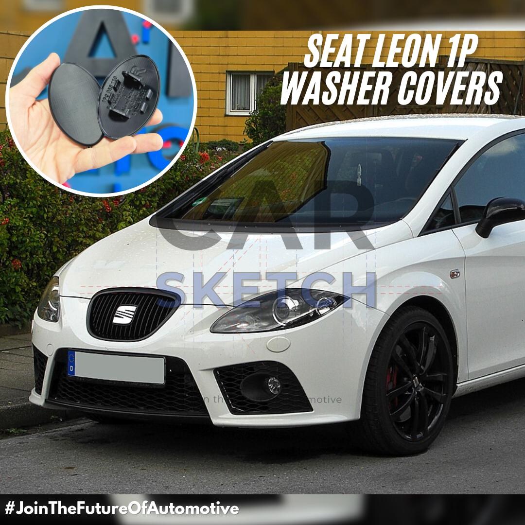 Seat Leon 1P Cupra Headlight Washer Covers * 1P0 955 109 - 1P0 955 100 ...