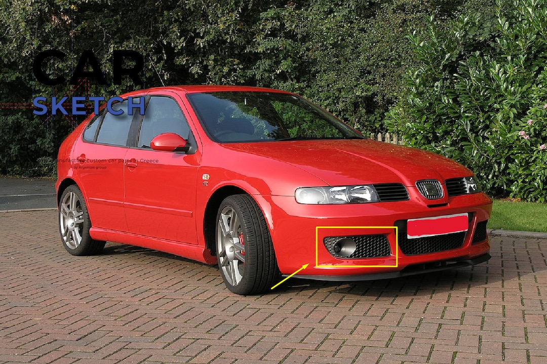 Seat Leon 1M Cupra Front Bumper Grill 1ML 853 665 79Y 1ML 853 666 79Y ...