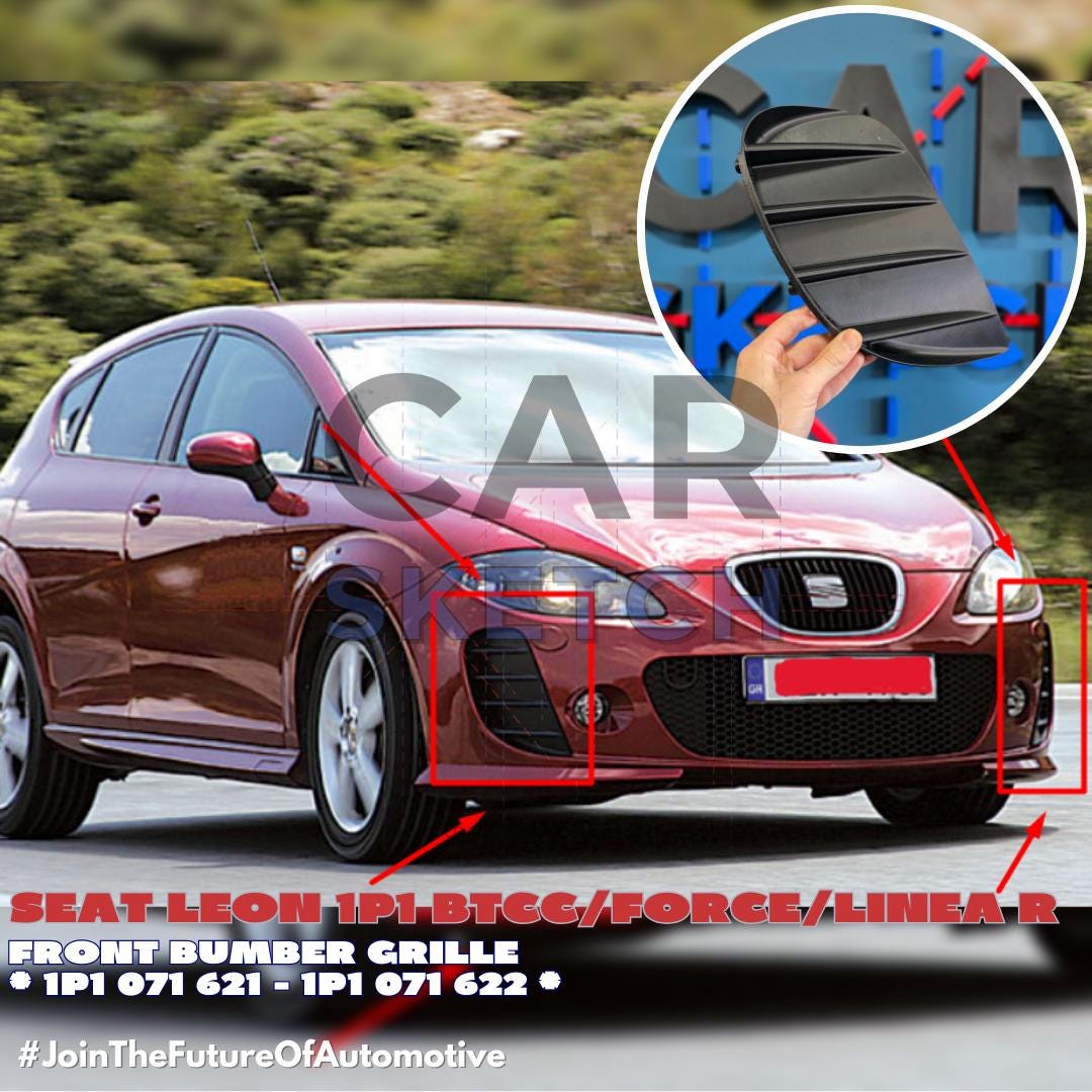 Seat Leon 1P Front Bumper Grilles – Aero Kit/btcc/force/linea R - Etsy