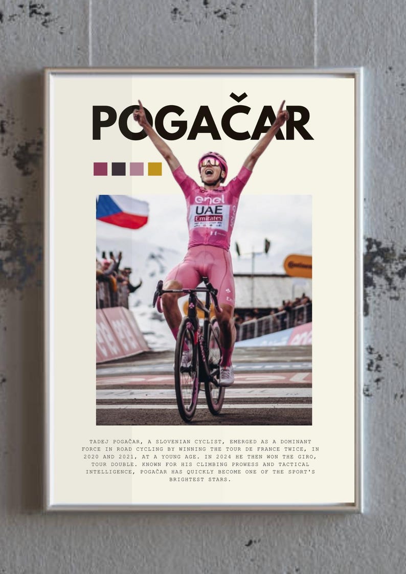 Tadej Pogacar Print - Etsy