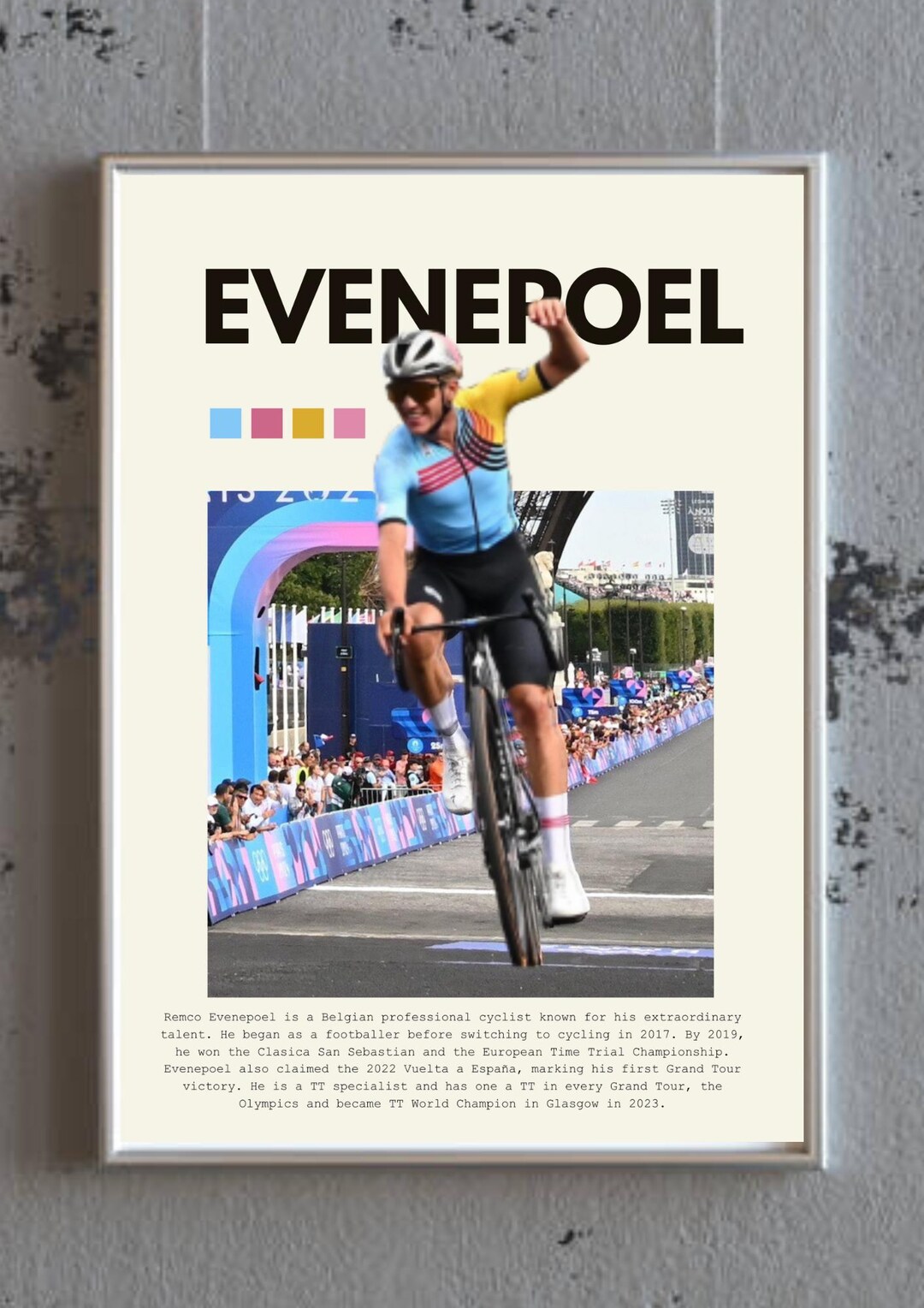 Remco Evenepoel Print - Etsy