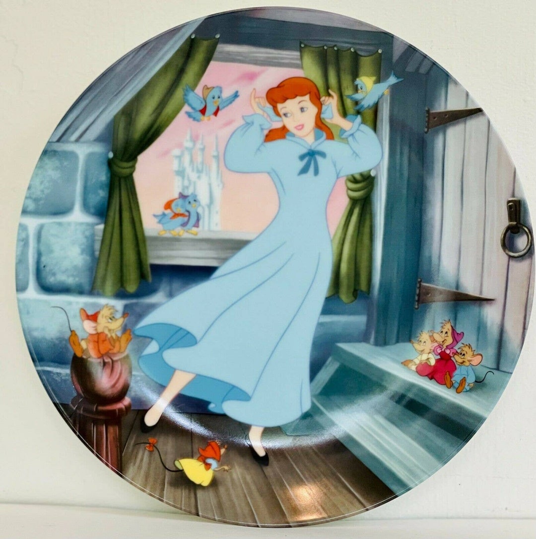 Set of 2 Walt Disney Cinderella Plates Knowles Authentic W/ - Etsy