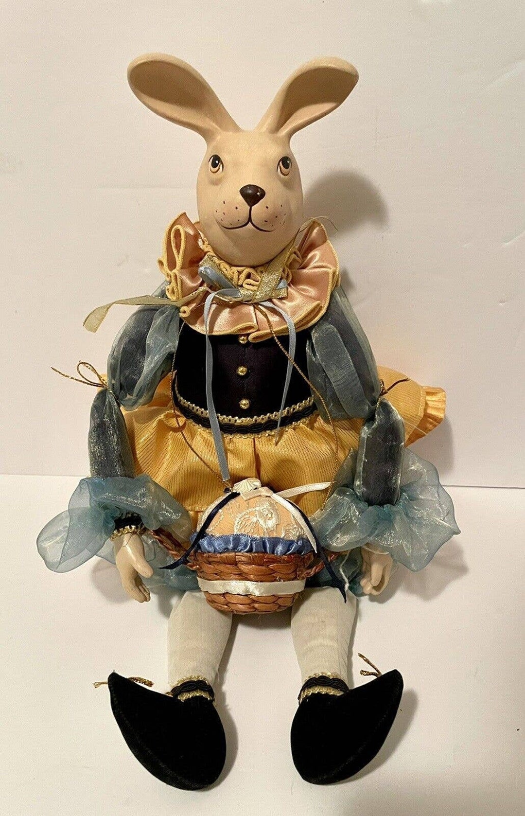 Vintage Rabbit Renaissance Fashion Doll 17 Easter Bunny Articulated Hi ...