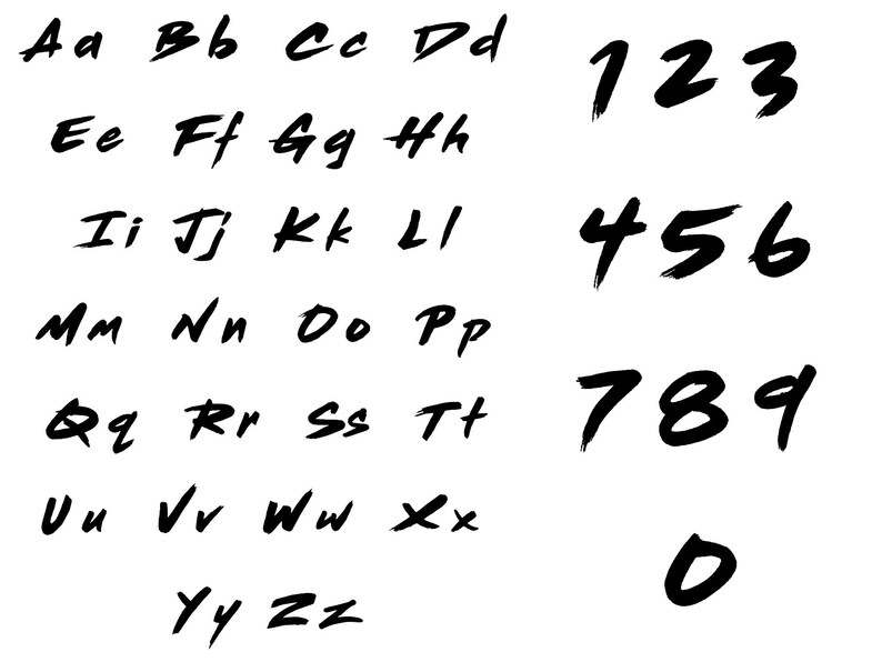 Cobra Karate Font TTF SVG Personalisation and Customisation - Etsy Canada