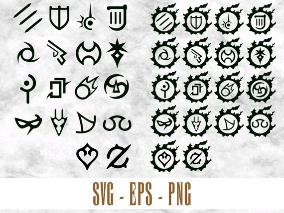 FFXIV Job Icon Pack SVG PNG Personalisation and - Etsy Australia