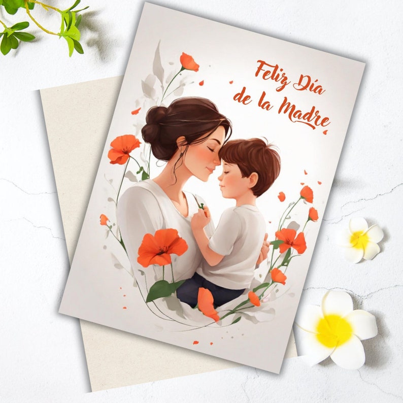 Mother's Day Card, Greeting Card, Happy Mother's Day, Digital Download ...