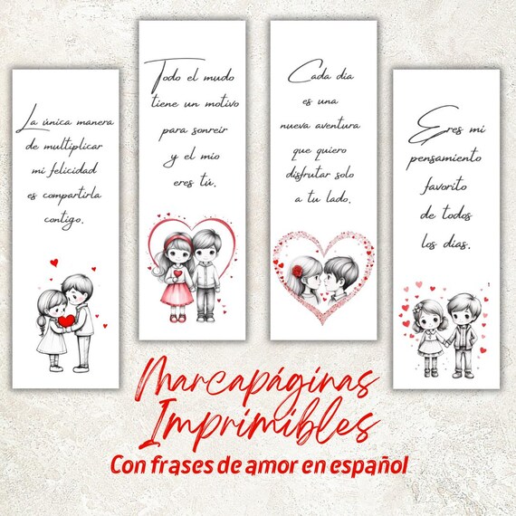 Marcadores De Amor Para Imprimir