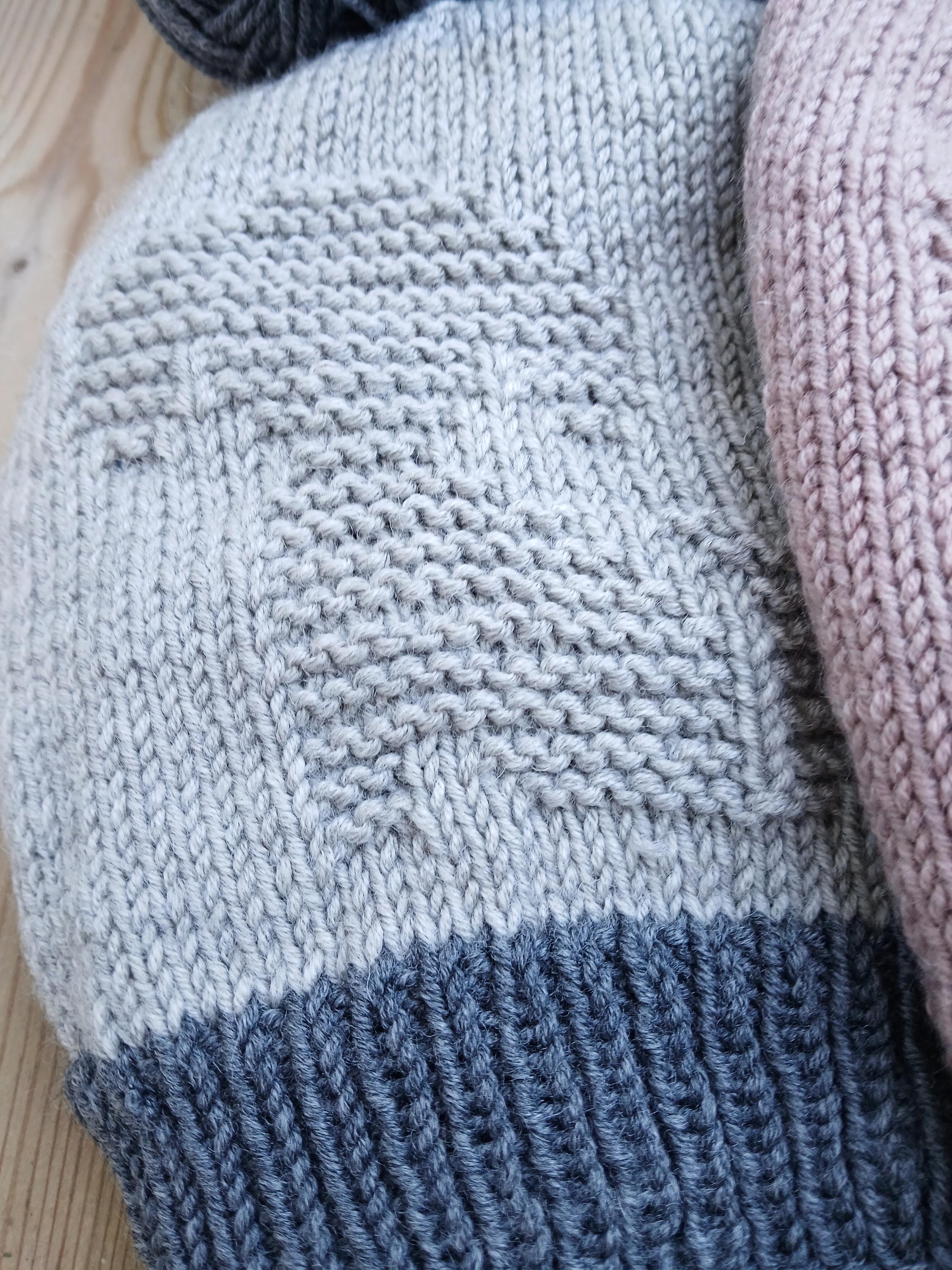 Knitting Pattern for Beanie, Dog Motif Hat, Family Matching Hats ...