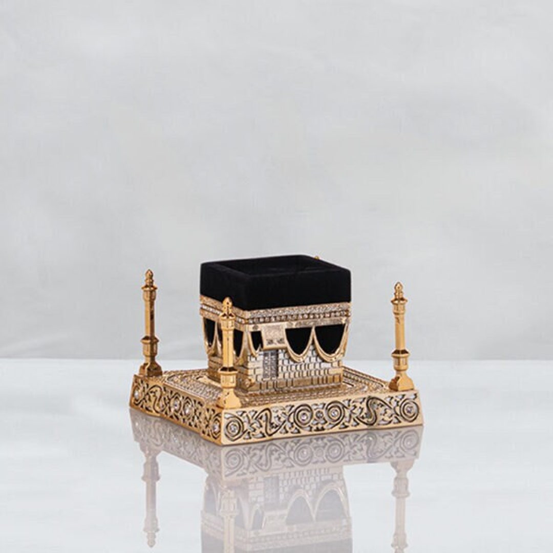 Kaaba Replica Kaba Decor Makkah Islamic Figurine for Table Showpiece ...