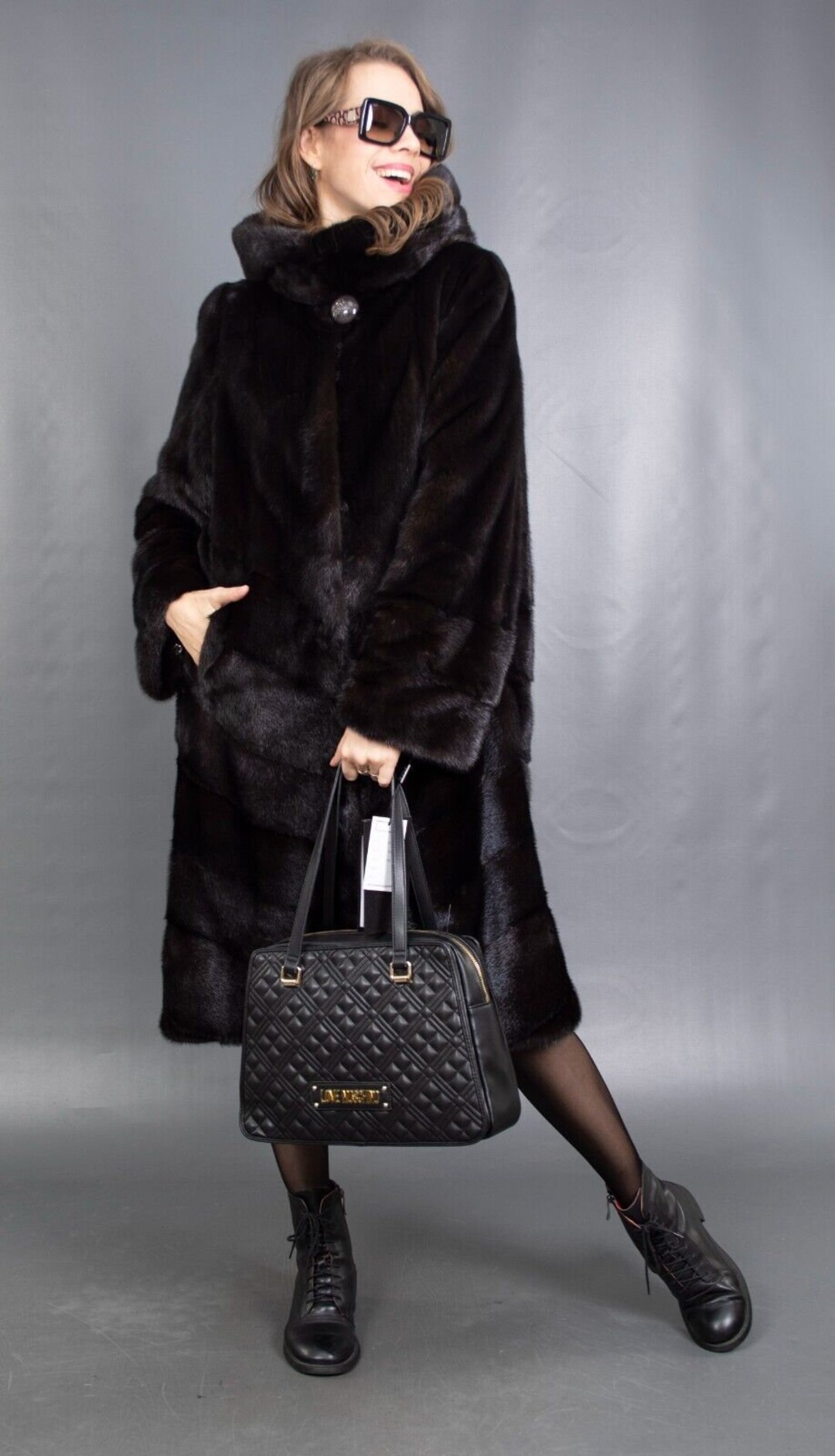 11197 NEW Glamorous Real Nafa Mink Coat Luxury Fur Size 2XL - Etsy