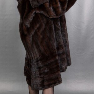 3186 Glamorous Real Mink Fur Coat Luxury Fur Jacket Swinger Beautiful ...