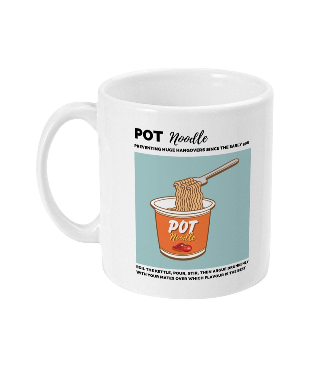 Pot Noodle Mug - Council Cuisines - Funny Dad Brother Workmate Gift ...