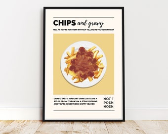 Colourful Food Print Retro Food Art Vintage Kitchen Poster - Etsy