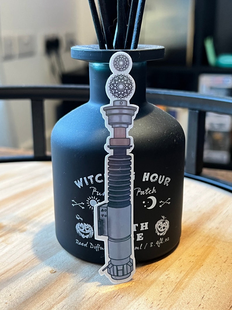 Lightsaber Sticker Mandala Sticker Star Wars Sticker - Etsy