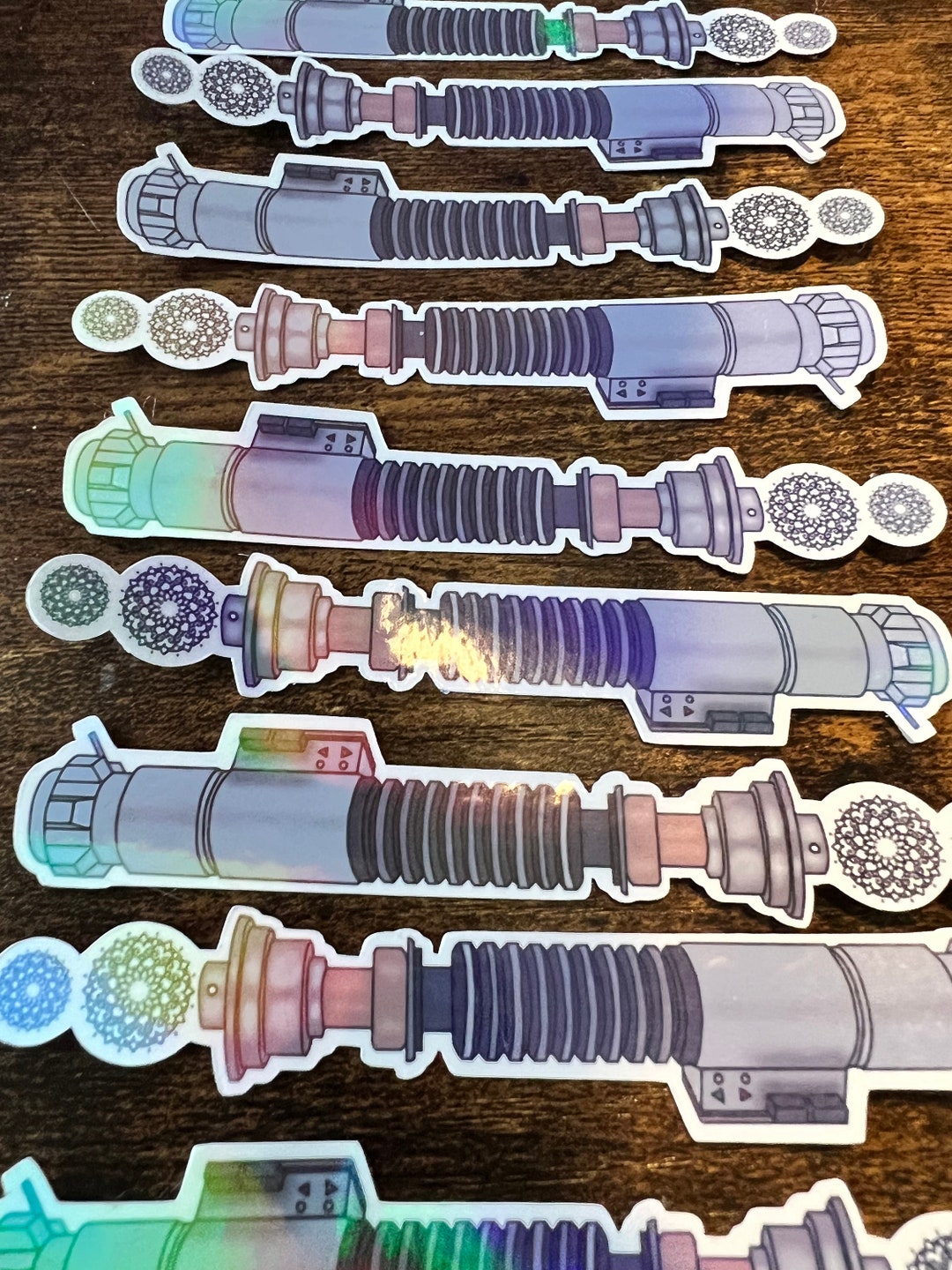 Lightsaber Sticker Mandala Sticker Star Wars Sticker - Etsy