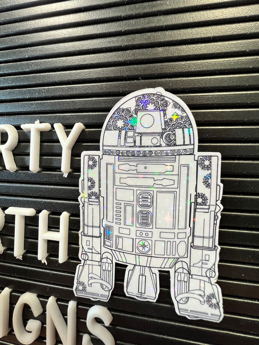 R2-D2 Sticker Mandala Sticker Star Wars Sticker Sticker - Etsy