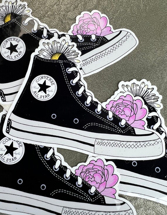 Converse Art Tumblr Laced My Converse To Pentagrams/witch's Stars