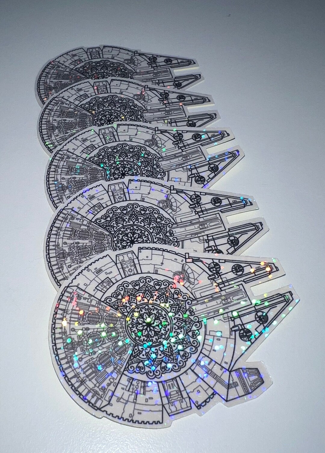 Millennium Falcon Sticker - Mandala Sticker - Star Wars - Stickers - Etsy