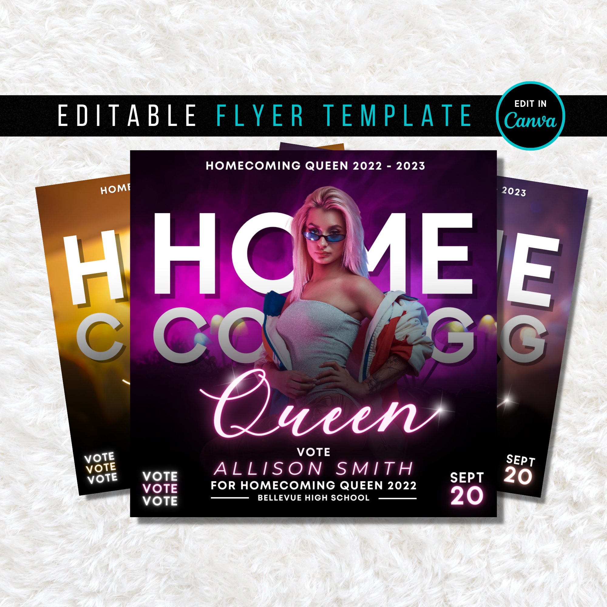 Homecoming King And Queen Flyer