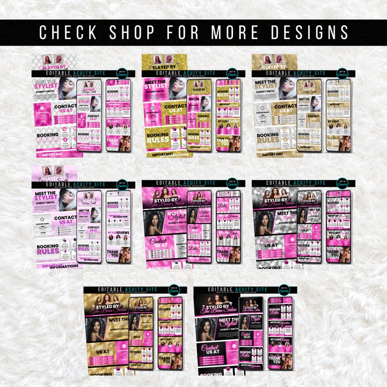 Acuity Scheduling Template Acuity Site Template Acuity - Etsy