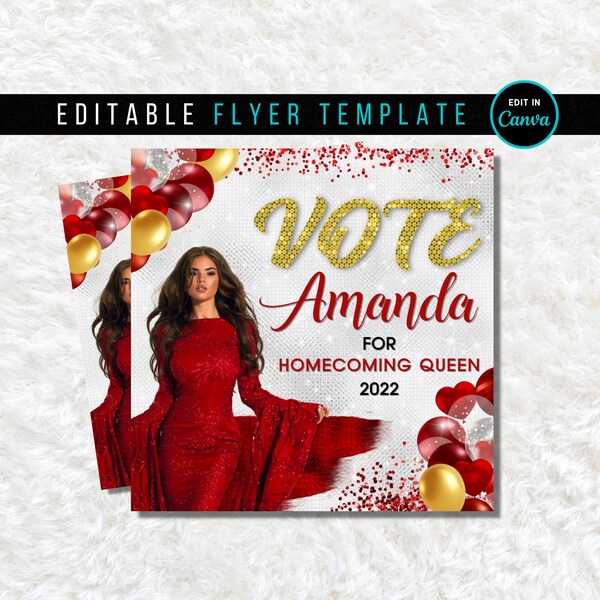 Vote Prom King Flyer - Etsy