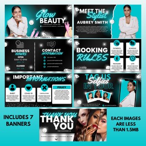 Acuity Scheduling Canva Template, Booking Site for Lash Techs Hair ...