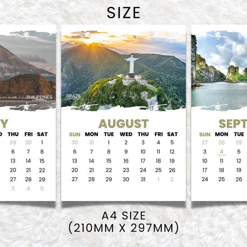 PRINTABLE 2023 Calendar 2023 Wall Calendar Editable Monthly - Etsy