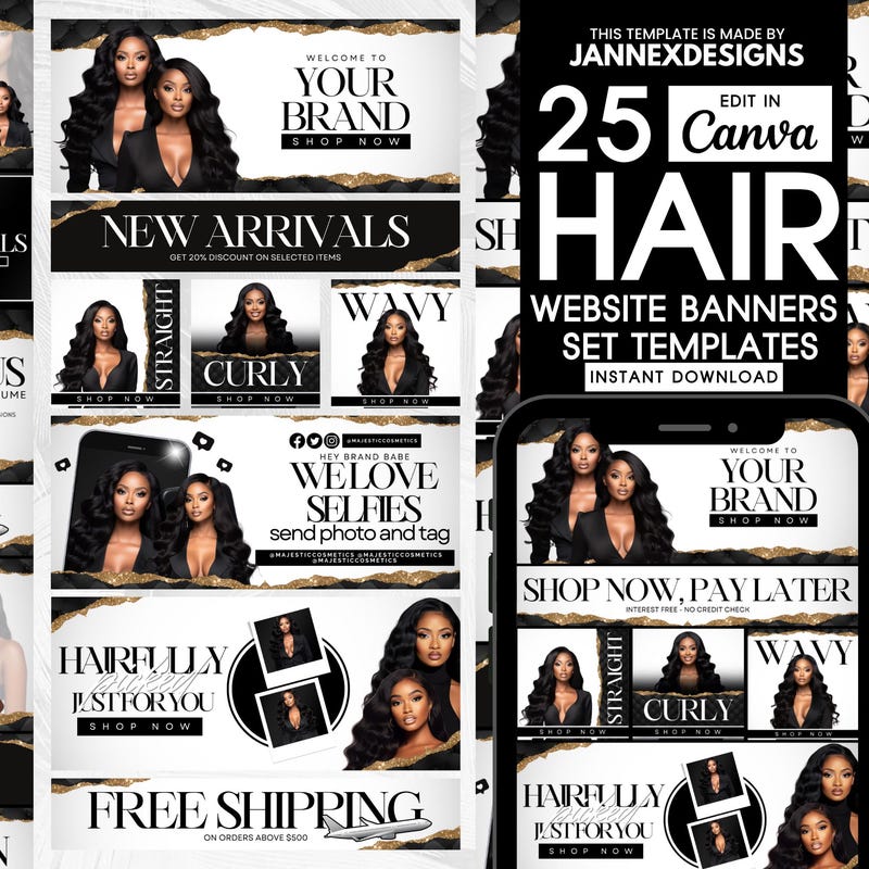 Hair Website - Etsy