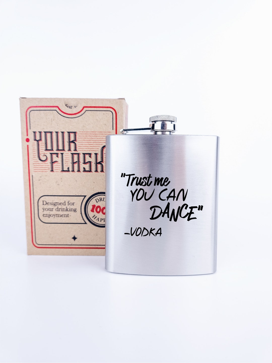 The "dance Floor Confidence" Flask, Funny Alcohol Flask, Gift for ...