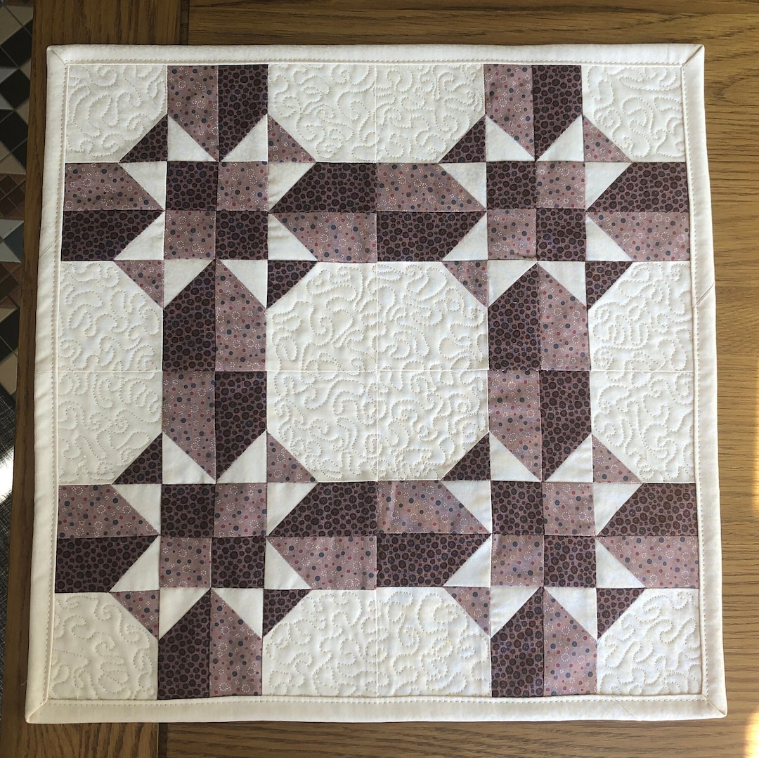 Handmade Quilted Table Topper ( Range of Colours See Photos ) - Etsy